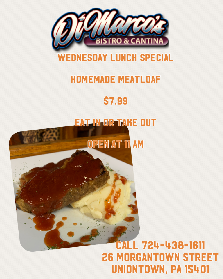Wednesday Lunch Special - DiMarco's Bistro And Cantina - Call To Order ...